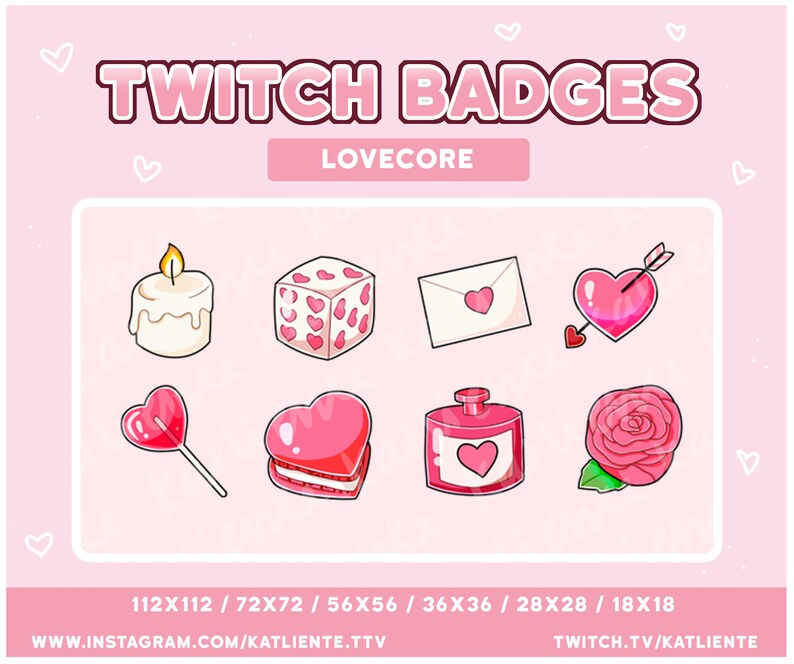 FULL PACKAGE Animated Lofi Pink Love Core Valentines Twitch - Etsy