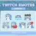 HUGE SET of 24 Bee Emotes, Halloween, Christmas Twitch, Discord ...