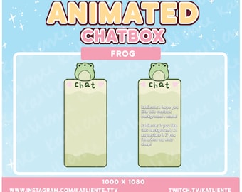 Animated Kawaii Frog Heart Love Emote Twitch Discord | Etsy