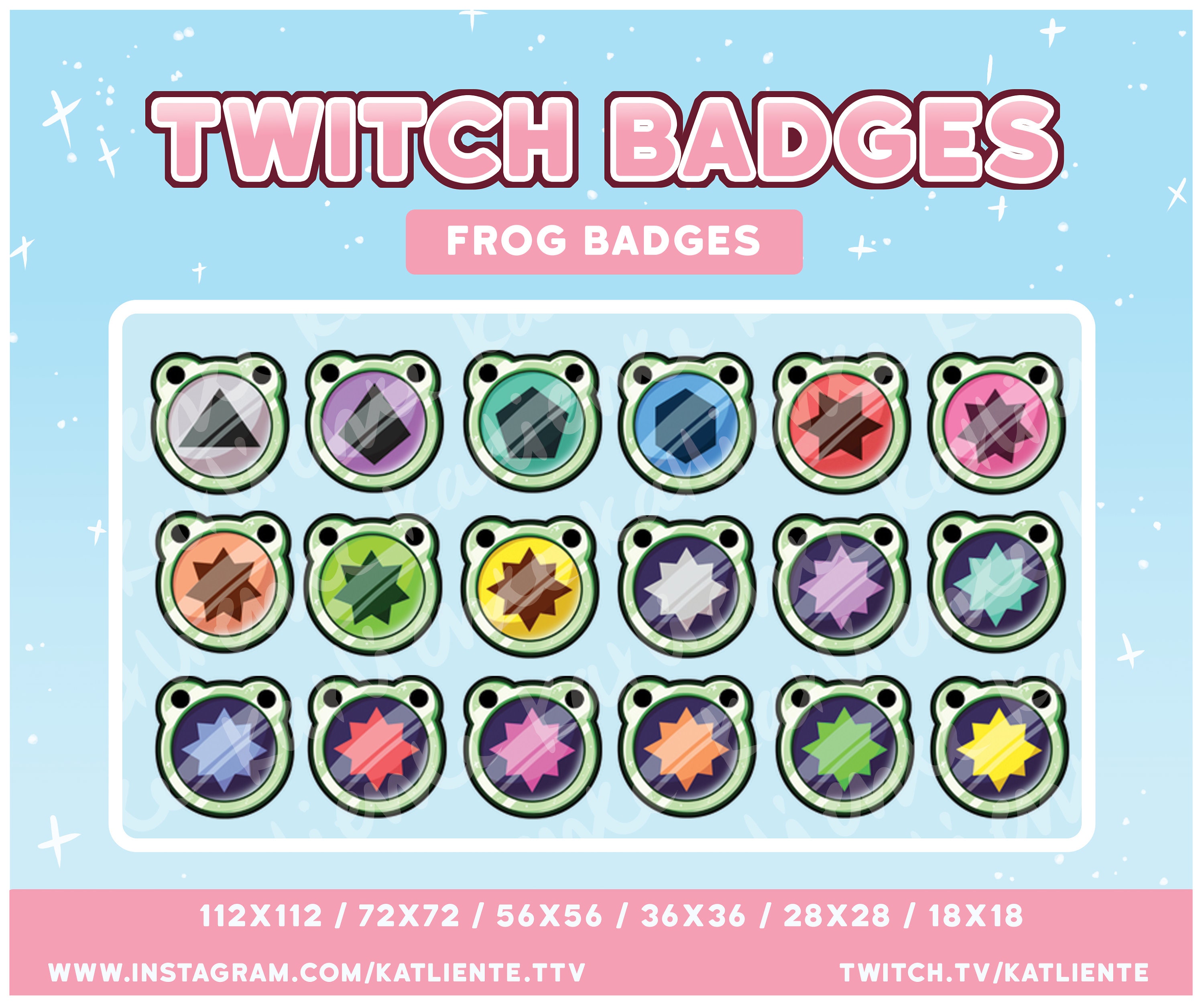 Kawaii Frog Coin Frogecoin Animal Sub/bit Badges Twitch - Etsy