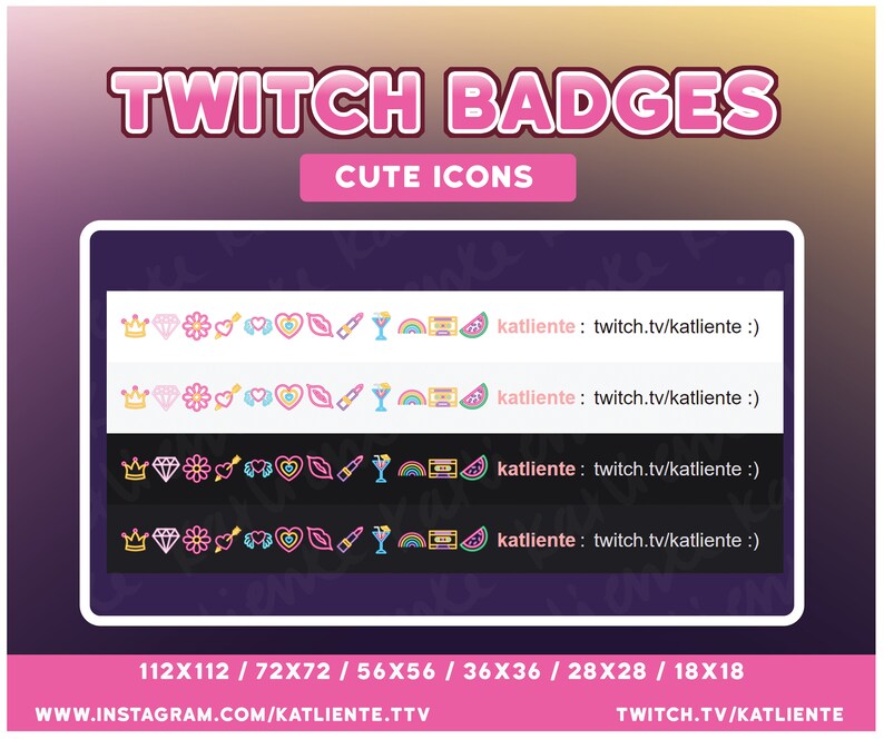 Neon Fluorescent Cute Icons Heart Lipstick Crown Diamond Flower Rainbow ...