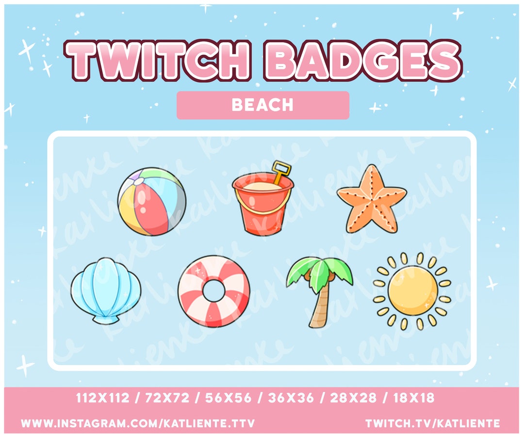 Kawaii Cute Beach Ball Summer Sand Bucket Starfish Clam Shell Palm Tree ...