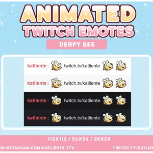 Animated Kawaii Bee Derpy Funny Meme Laughing Emote - Twitch, Discord ...
