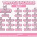 Kawaii Bee Emotes, Raid, Lurk, Boba, Notes, Meh Twitch, Discord ...