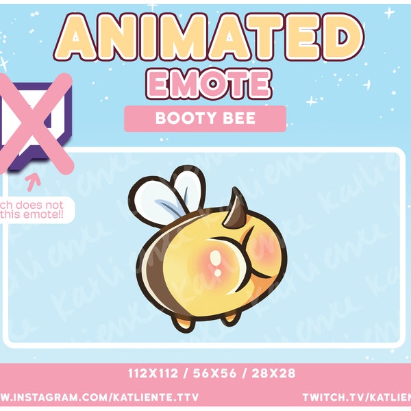 Twerking Bee Emote - Etsy Australia