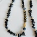 Black Obsidian Gemstone Phone Strap Charm, Healing Crystals Citrine ...