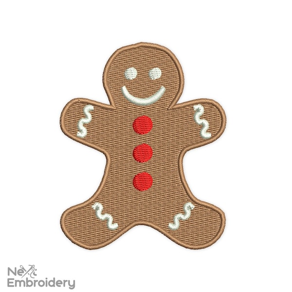 Gingerbread Embroidery Pattern - Etsy