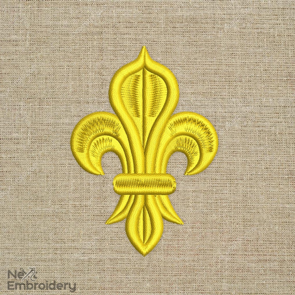 Fleur De Lis Embroidery Design. Machine Embroidery Design. - Etsy