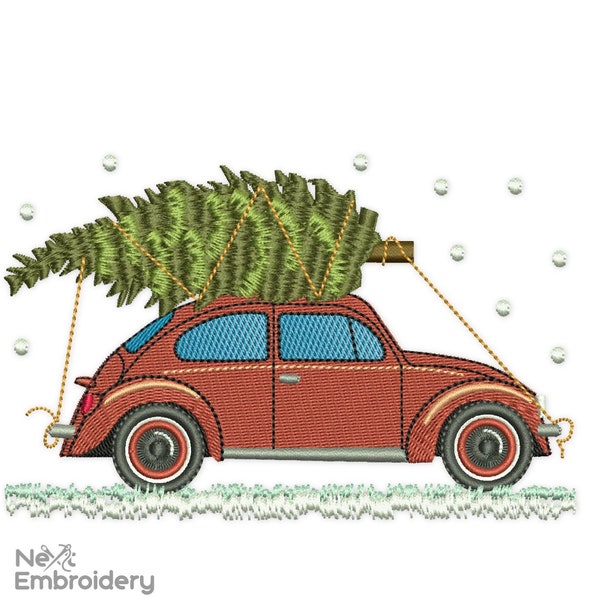 Vw Beetle Embroidery - Etsy