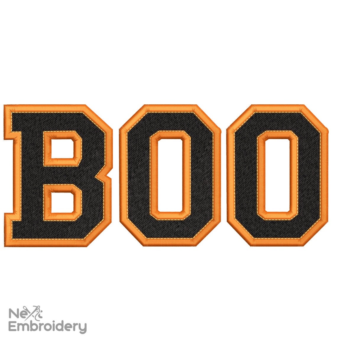 BOO Embroidery Design, Halloween Boo Machine Embroidery Design, BOO ...