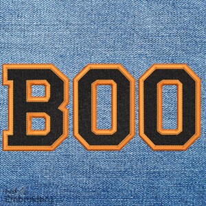 BOO Embroidery Design, Halloween Boo Machine Embroidery Design, BOO ...