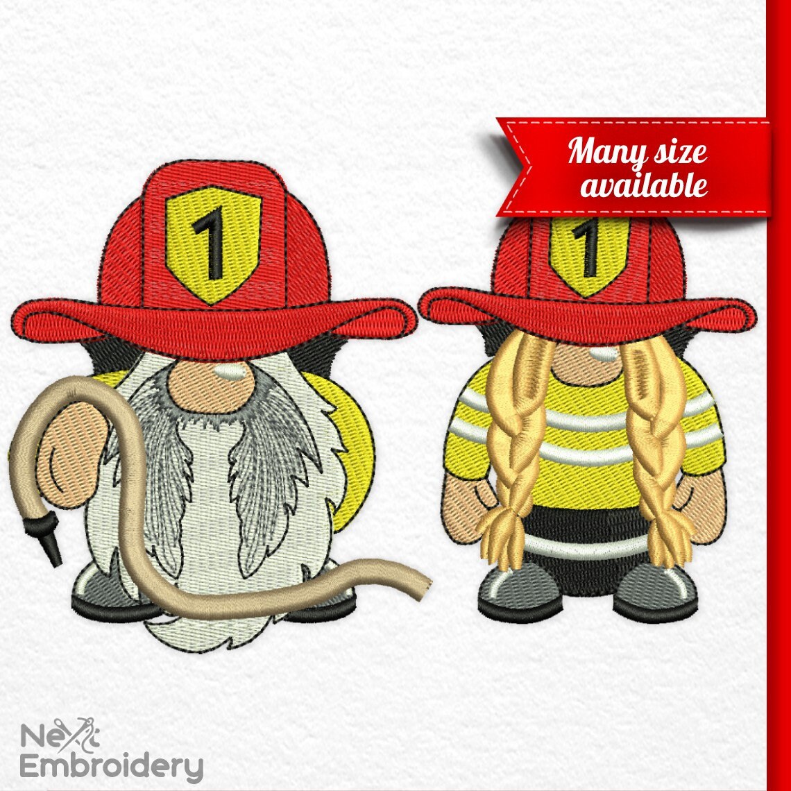 Paper, Party & Kids Fireman Machine Embroidery Design Firefighter Girl ...