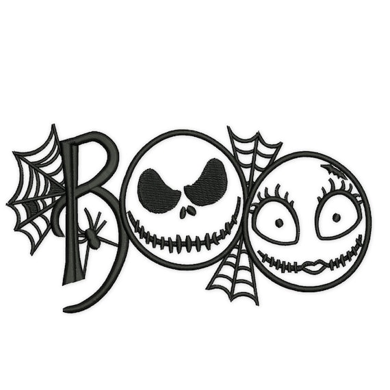 Boo Embroidery Design Halloween Machine Embroidery - Etsy