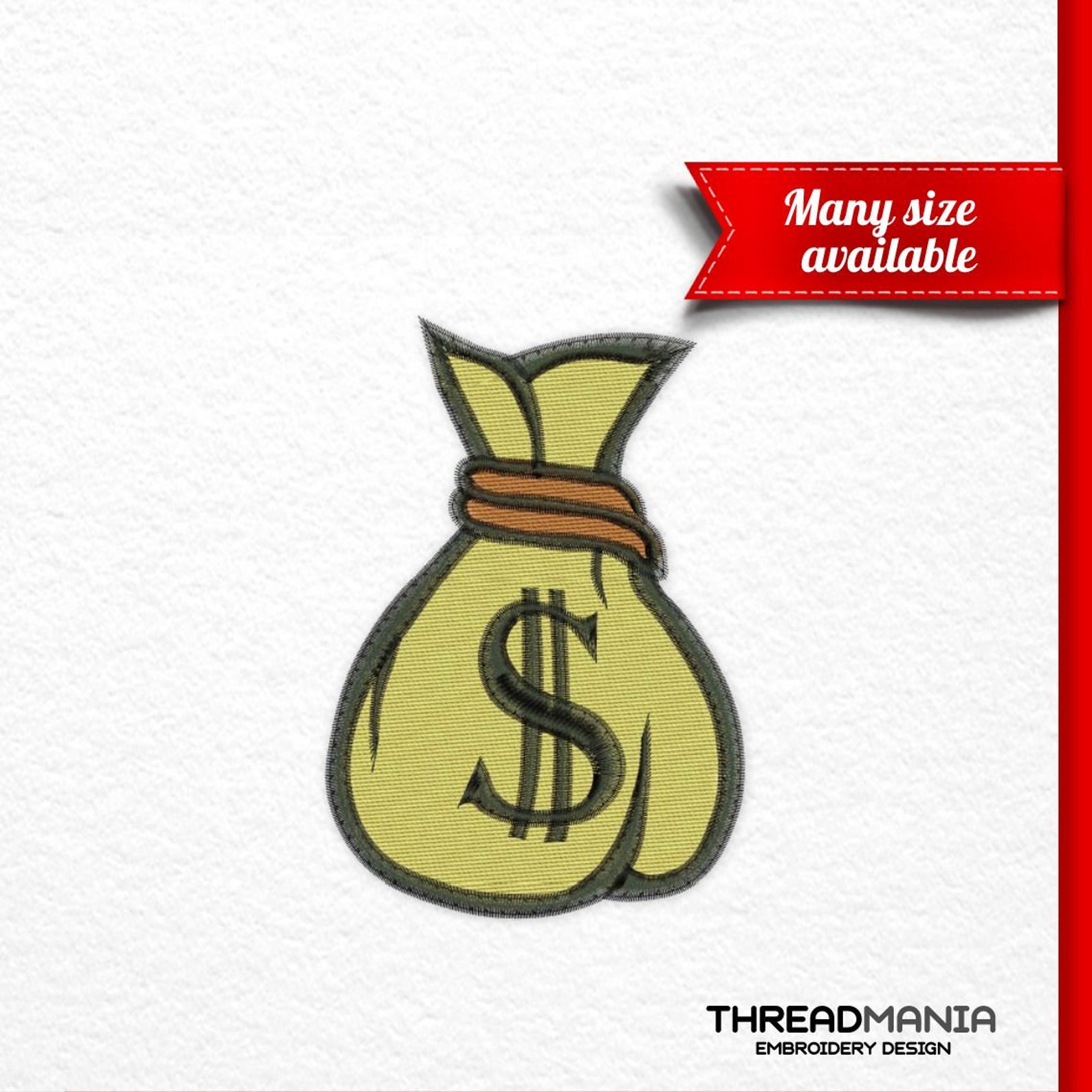 Cash Bag Embroidery Design. Cash Bag Mini. Machine Embroidery Design ...