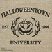 Halloweentown Embroidery Design. Halloween Embroidery, Funny Pumpkin ...