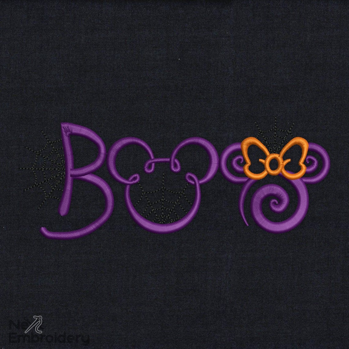 Halloween BOO Embroidery Design Boo Machine Embroidery - Etsy