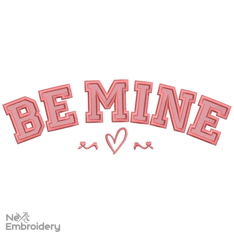 Be Mine Embroidery - Etsy