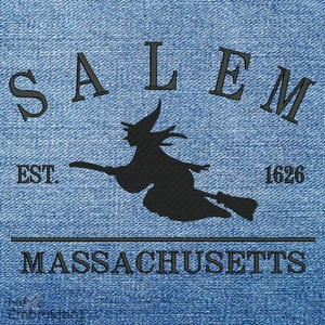 Salem Embroidery Design. 4 Sizes. Instant Download - Etsy