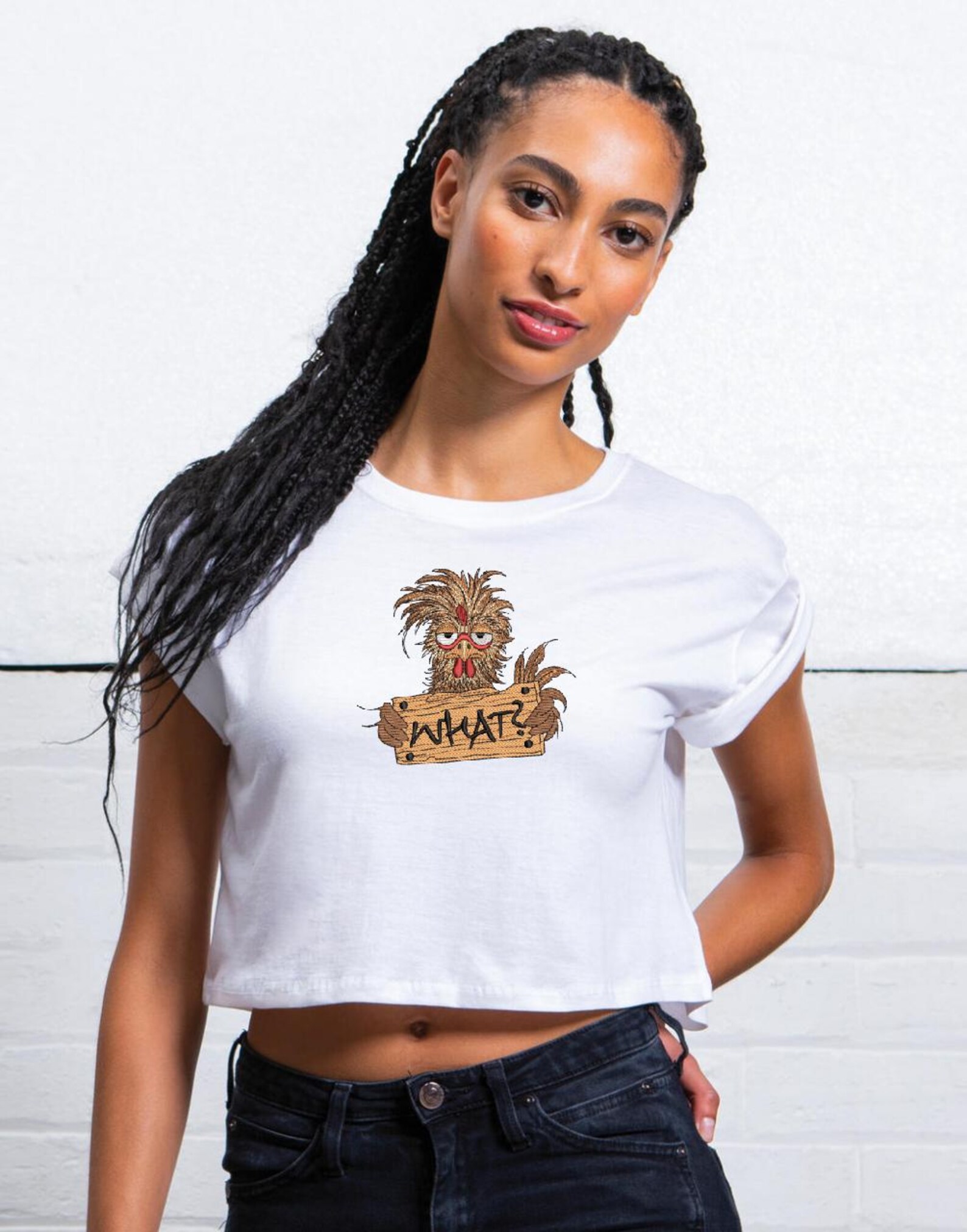 Grumpy Chicken Embroider Design, Machine Embroidery File, Instant ...