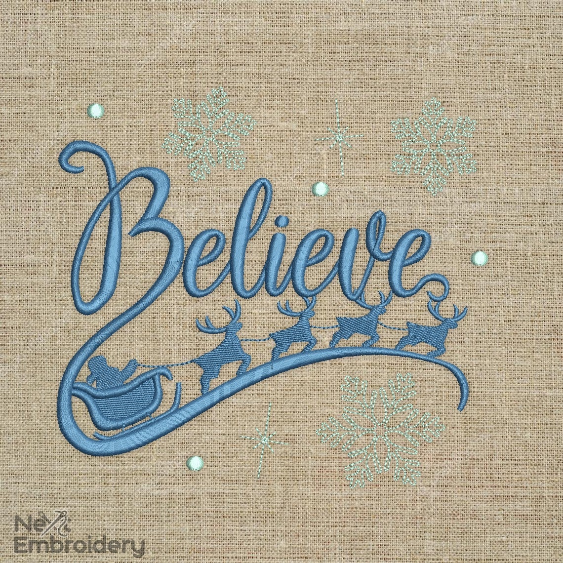 Christmas Believe Embroidery Designs, Believe in the Magic Christmas ...