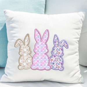 Easter Bunny Applique Embroidery Design. Holiday Embroidery Designs - Etsy