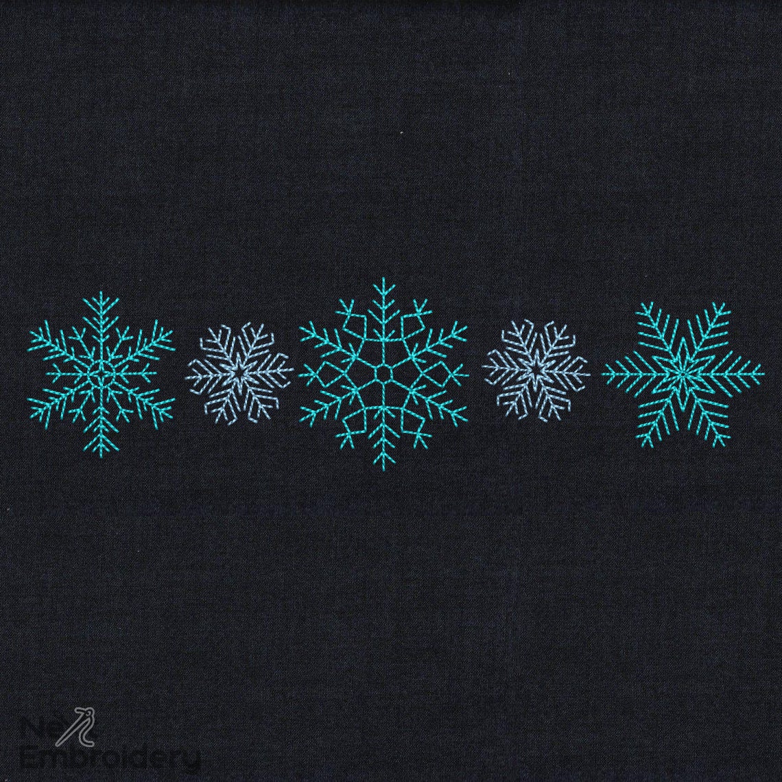 Snowflakes Embroidery Design, Holiday Embroidery Design, Christmas ...