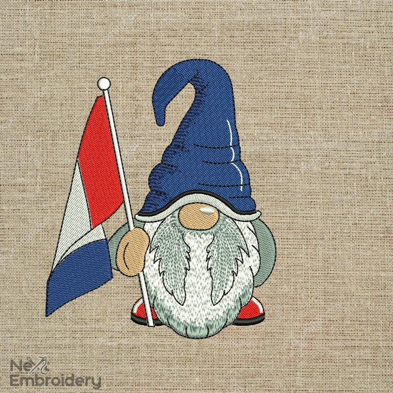 France Gnome Embroidery Design, French Machine Embroidery Designs ...