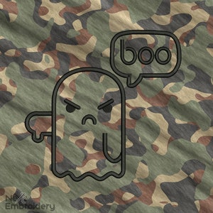 Ghost of Disapproval Embroidery Design. Halloween Embroidery Designs. 7 ...