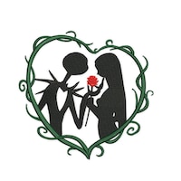 Gothic Cross Stitch Pattern Jack & Sally Cross Stitch Patterns ...