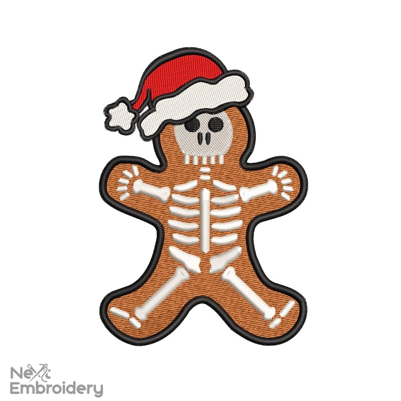 Gingerbread Skeleton - Etsy