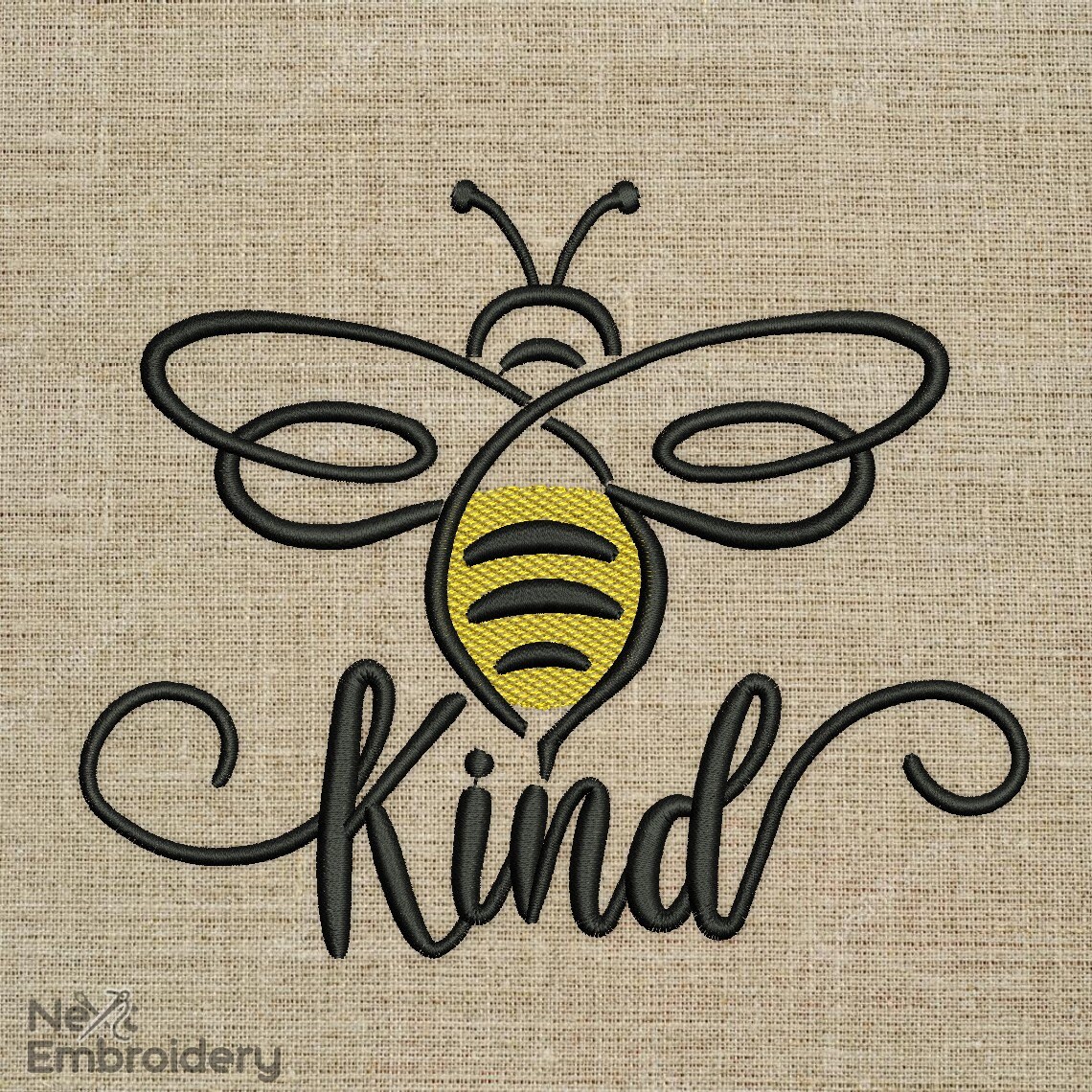 Bee Kind Embroidery Design Instant Download - Etsy