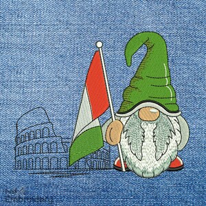 Colosseum Embroidery Design, Italian Gnome Machine Embroidery Designs ...
