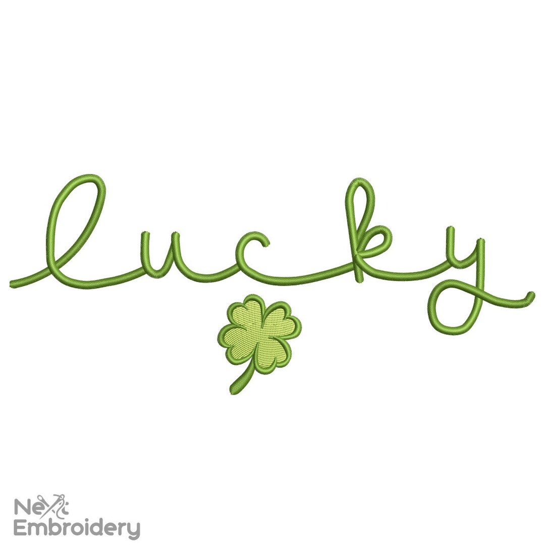 Lucky Embroidery Designs, St Patricks Day Lucky Holiday Embroidery ...