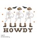 Halloween Howdy Embroidery Design. Halloween Dancing Skeleton Western ...