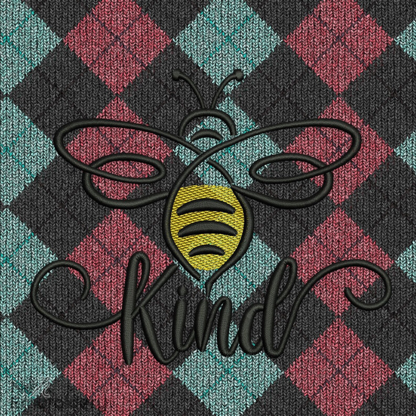 Bee Kind Embroidery Design. Instant Download - Etsy