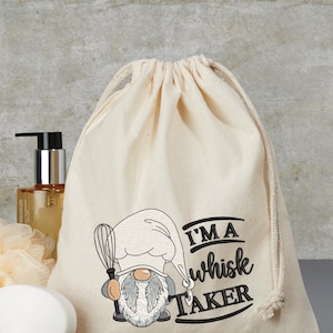 Whisk Taker Gnome Embroidery Design, Sweet Embroidery Design, Kitchen ...