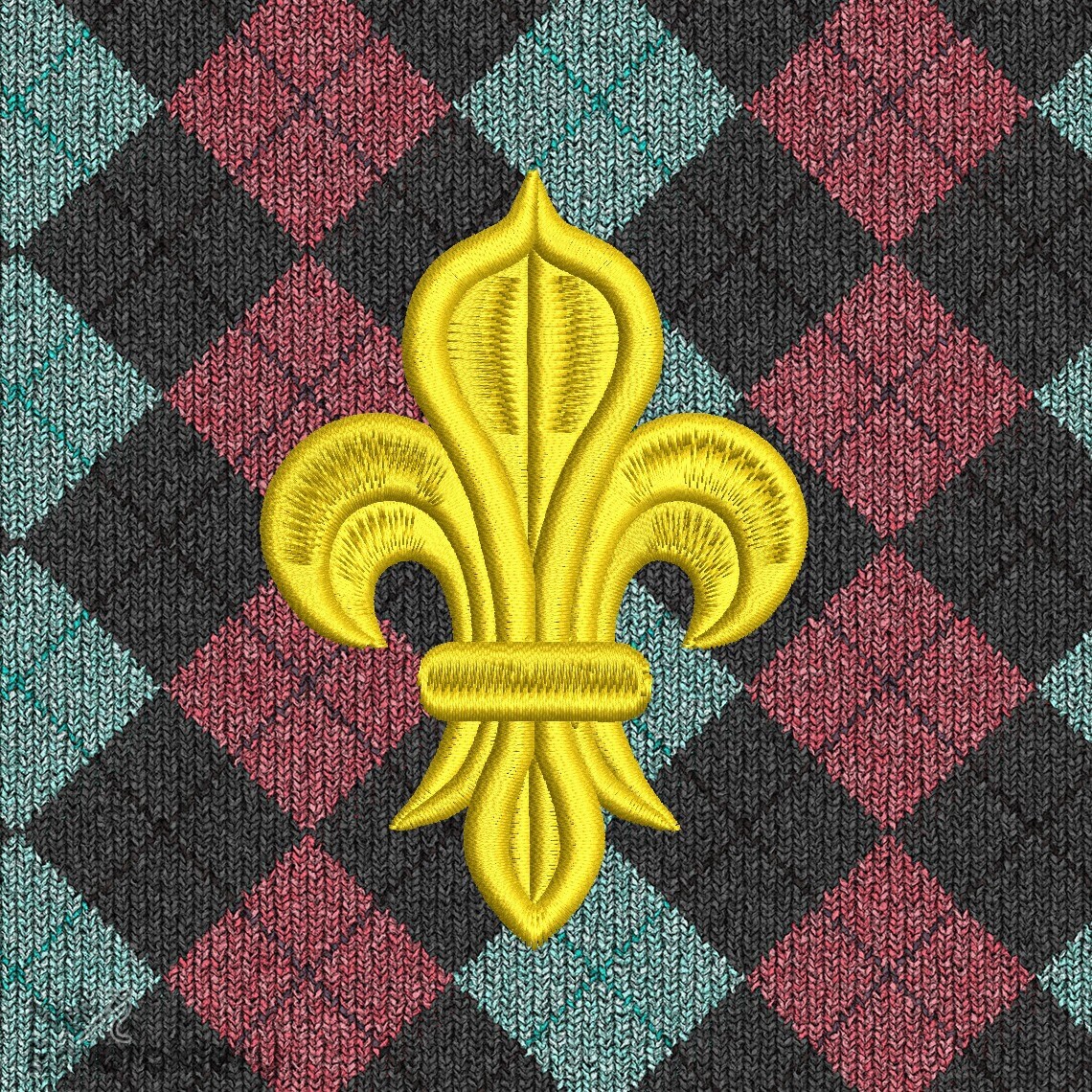 Fleur De Lis Embroidery Design. Machine Embroidery Design. - Etsy