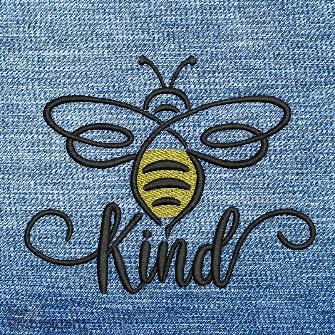 Bee Kind Embroidery Design. Instant Download - Etsy