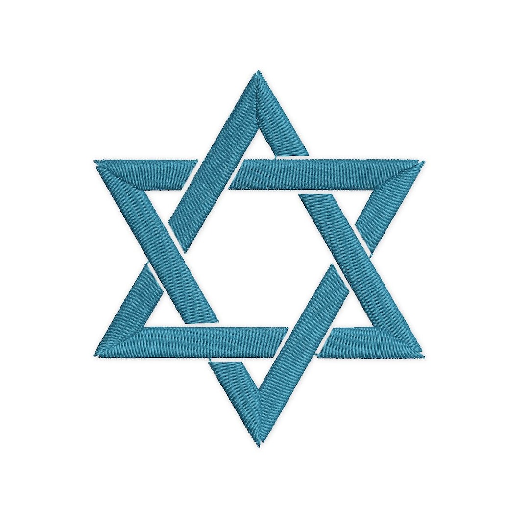 Jewish Star Embroidery Design. Star of David Design. 6 Sizes. Instant ...