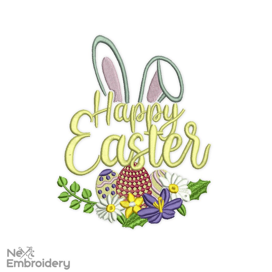 Easter Embroidery Design. Holiday Embroidery Designs - Etsy