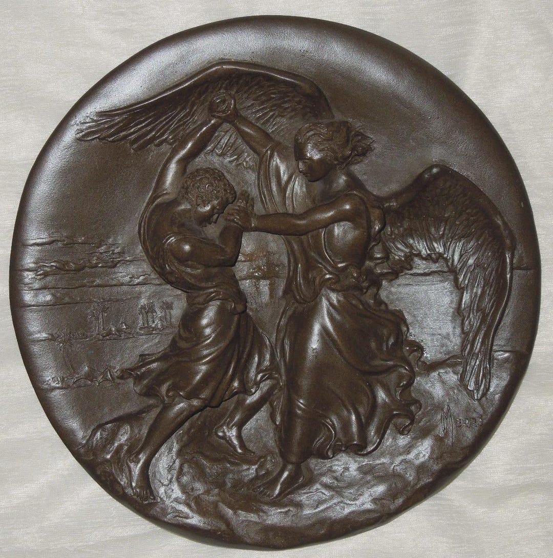 Treasures of the Dore Bible "jacob and the Angel" Merri Roderick Fused ...