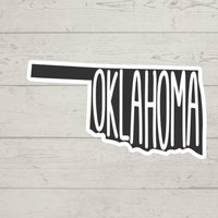 Tulsa Oklahoma Minimalist Skyline Waterproof Sticker - Etsy