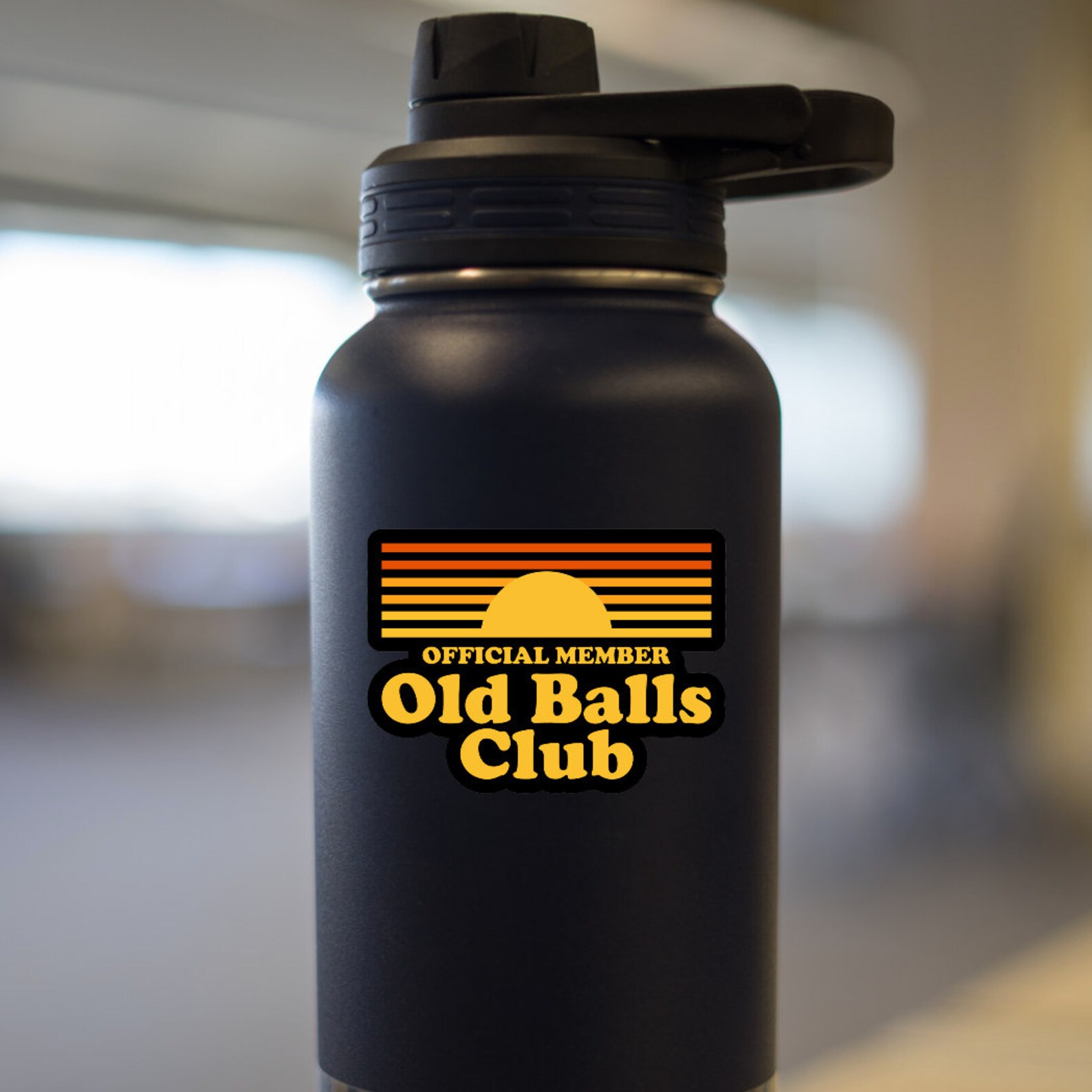 Official Member Old Balls Club Sticker Waterproof Glossy Vinyl Sticker ...