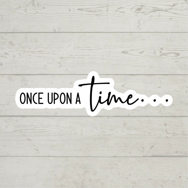 Once Upon a Time Sticker - Etsy