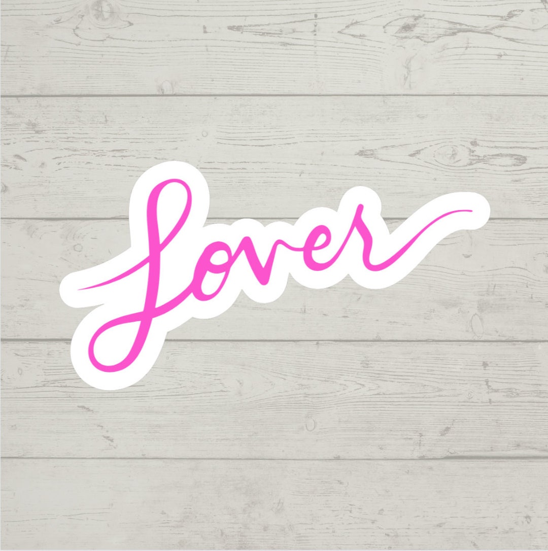 Lover Swiftie Sticker Waterproof Glossy Vinyl Sticker Cute Gift Tumbler ...