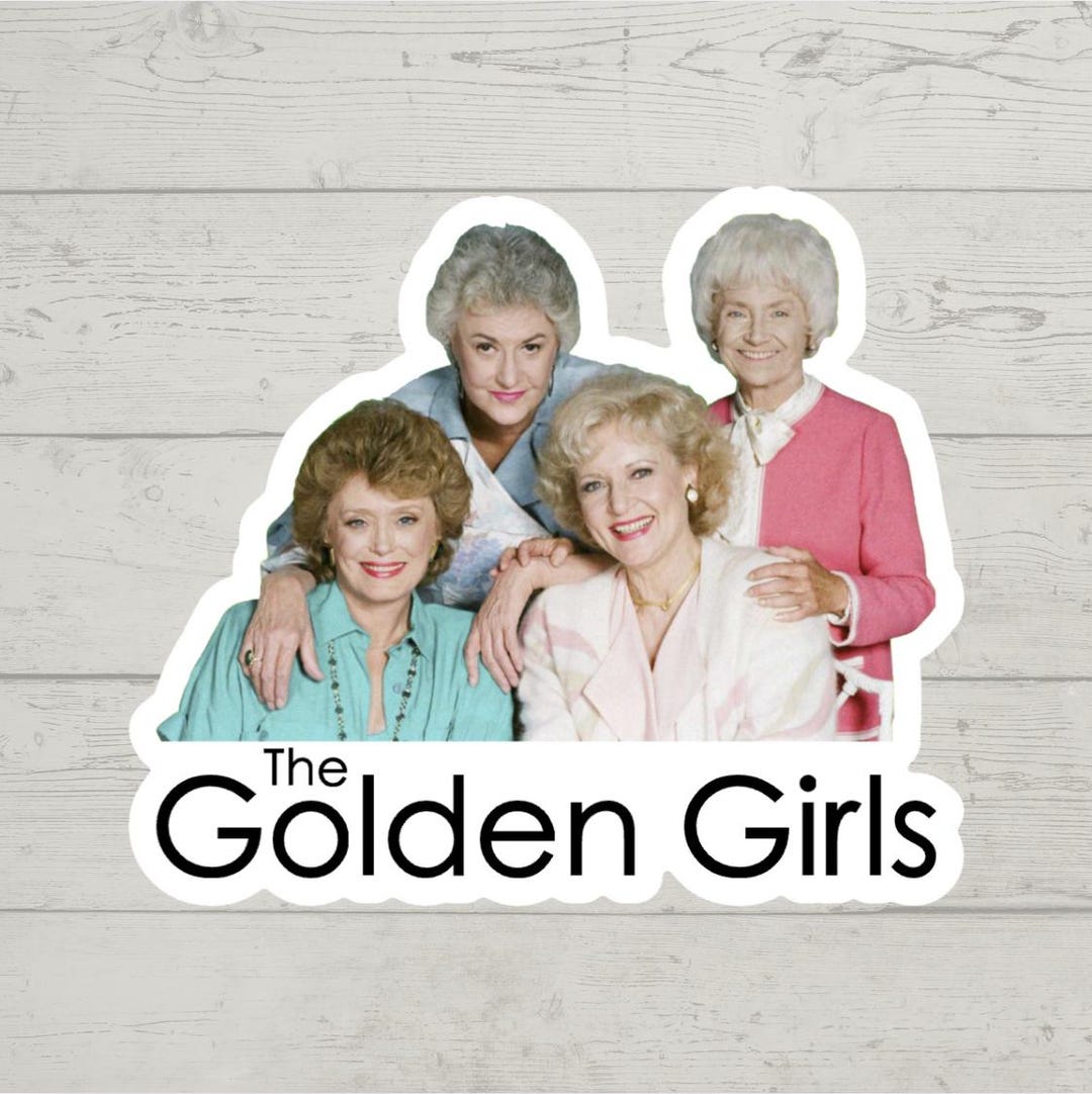 The Golden Girls Sticker Waterproof Glossy Vinyl Sticker Cute Gift ...