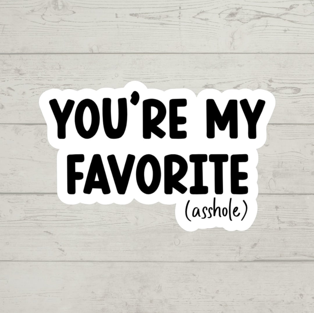 You're My Favorite Sticker Waterproof Glossy Vinyl Sticker Cute Adult ...