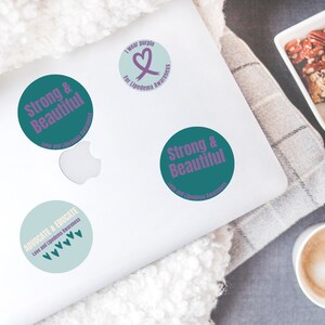 Lipedema Awareness Advocate & Educate Sticker Waterproof Glossy Vinyl ...