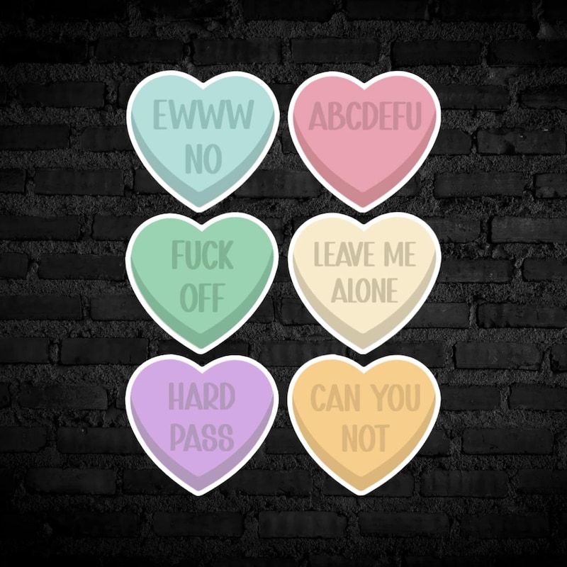 Conversation Hearts - Etsy