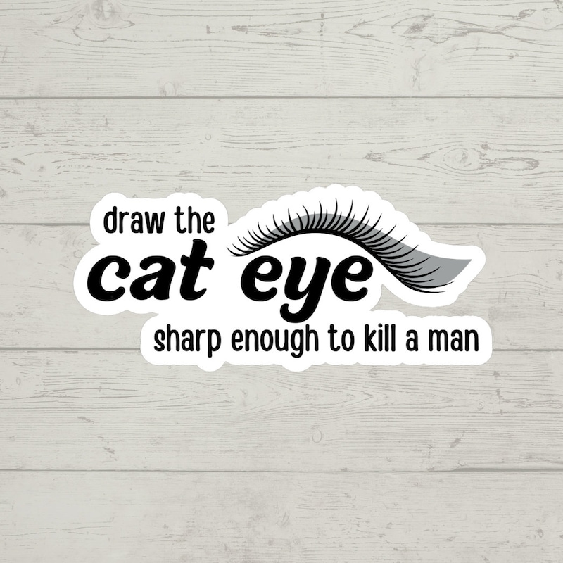 Cat Eye Stickers - Etsy